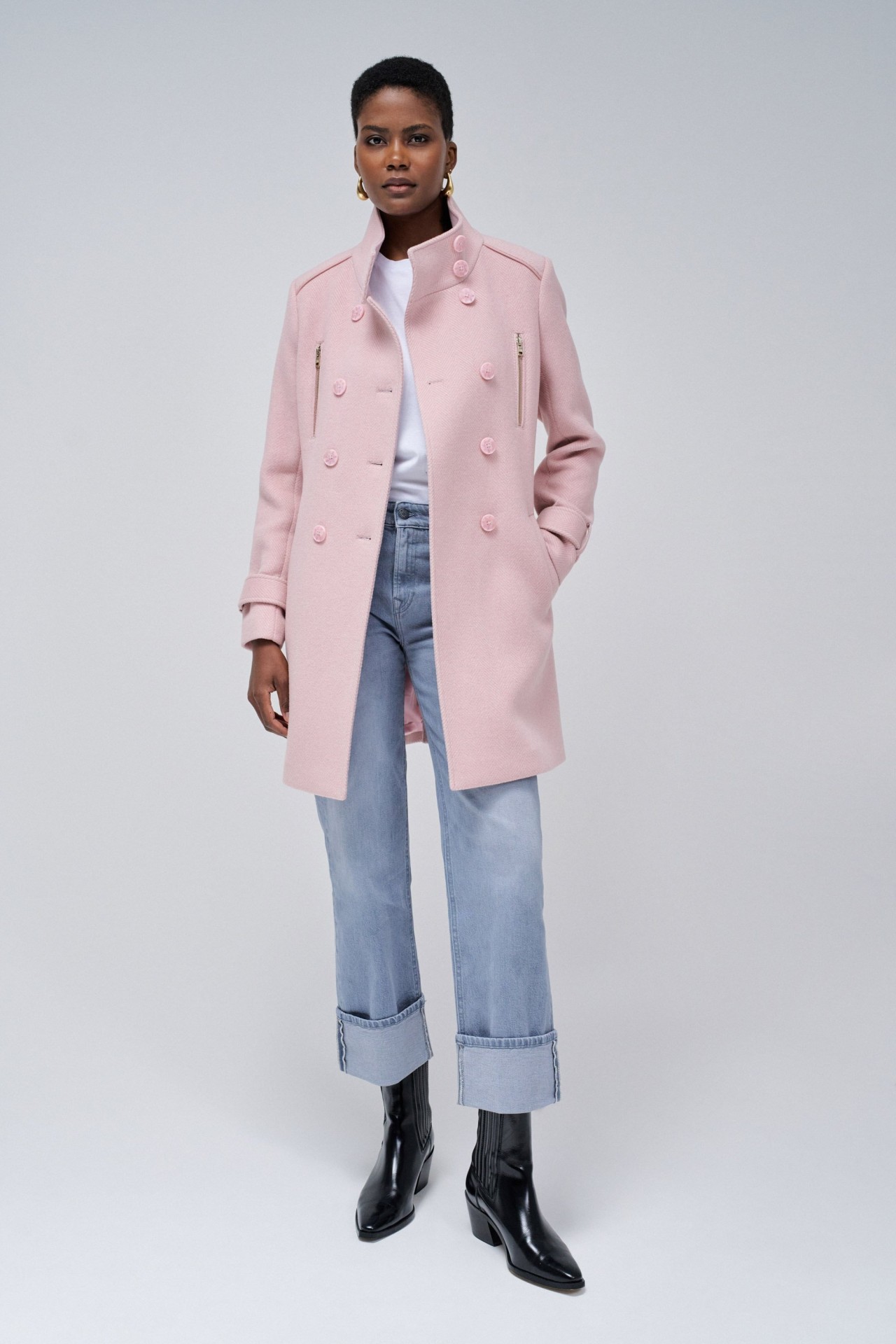 ABRIGO DE PAÑO SLIM - SALSA JEANS