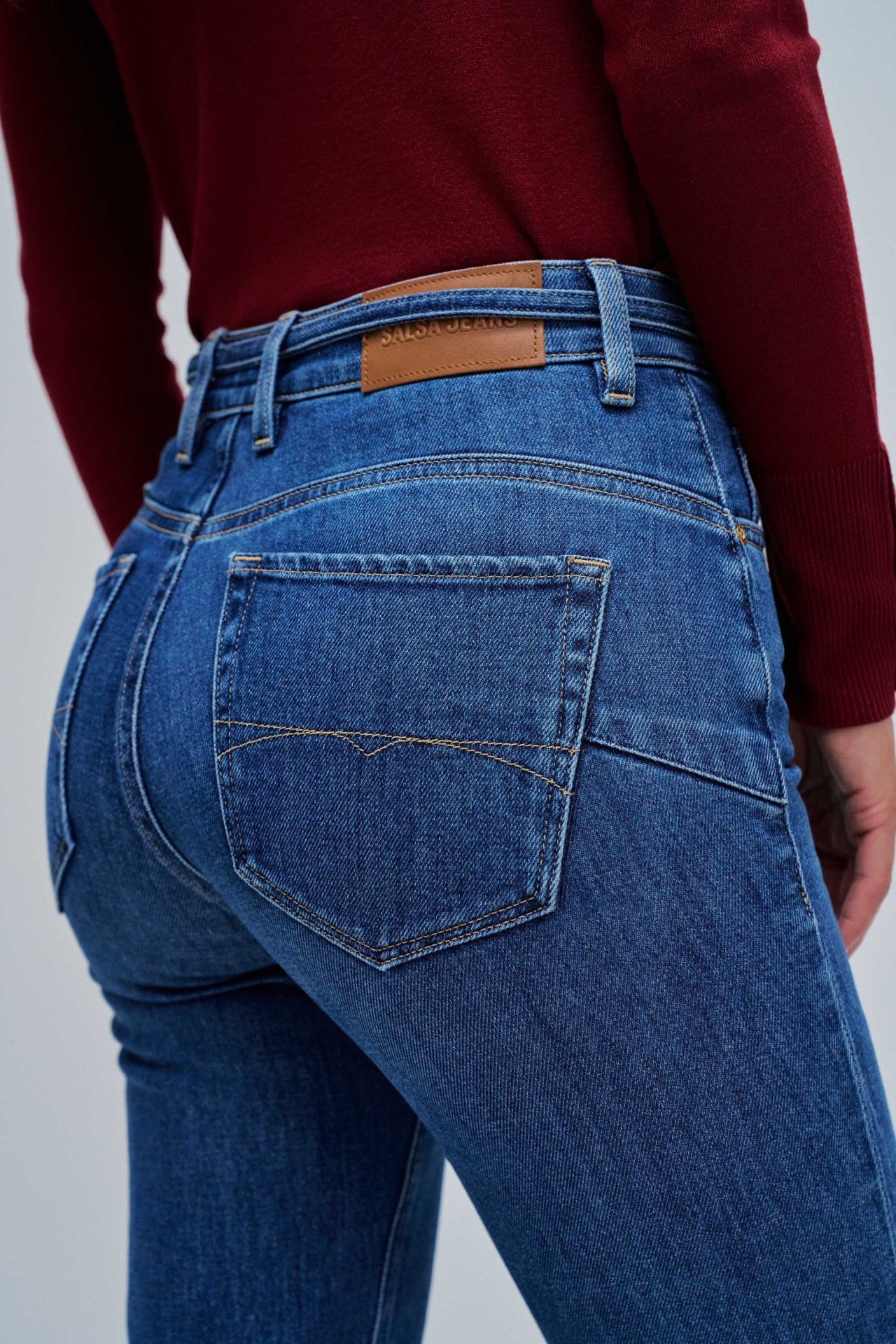 Calças de ganga Faith Push In Flare - SALSA JEANS