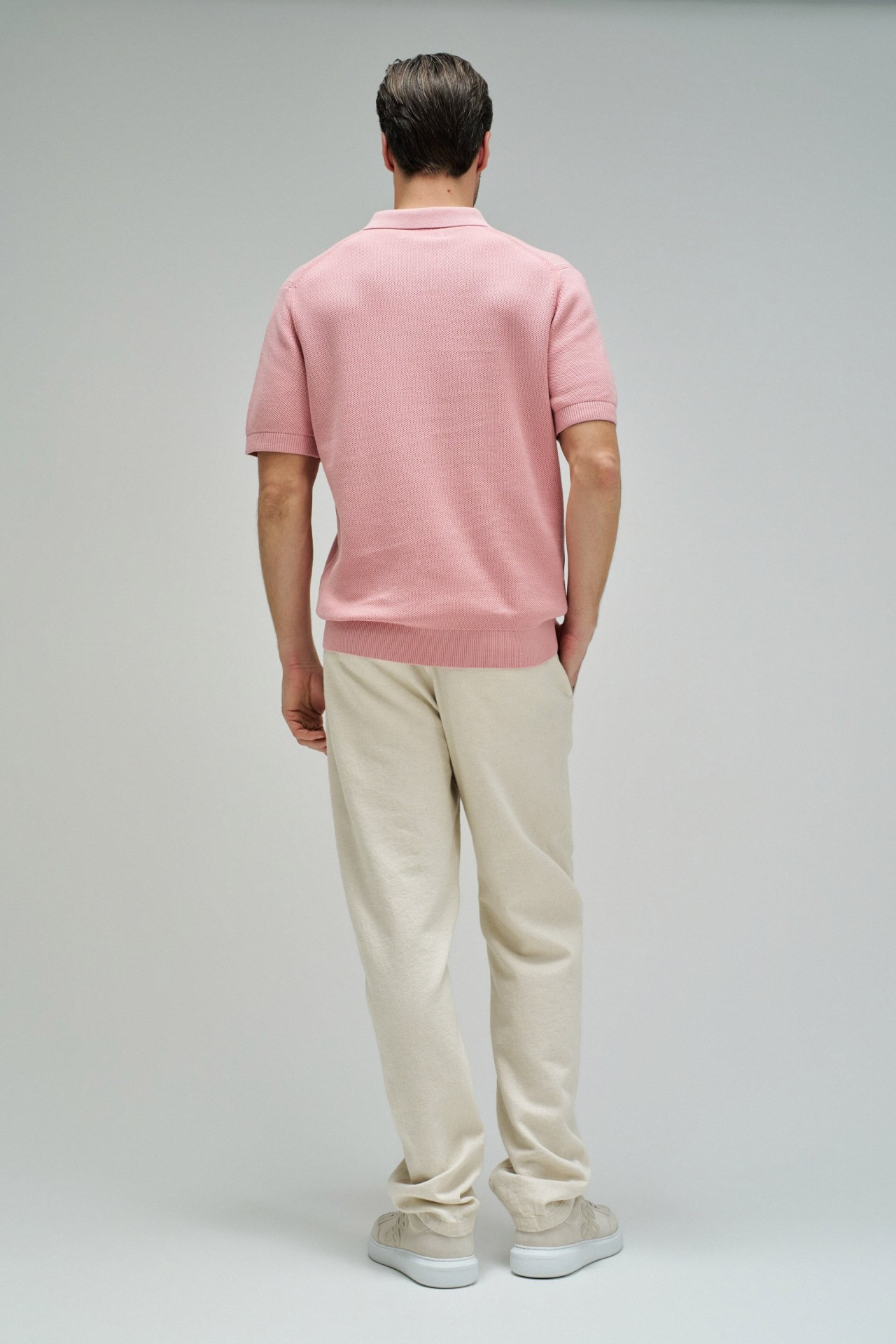 TEXTURED POLO STAR CLUB - SALSA JEANS